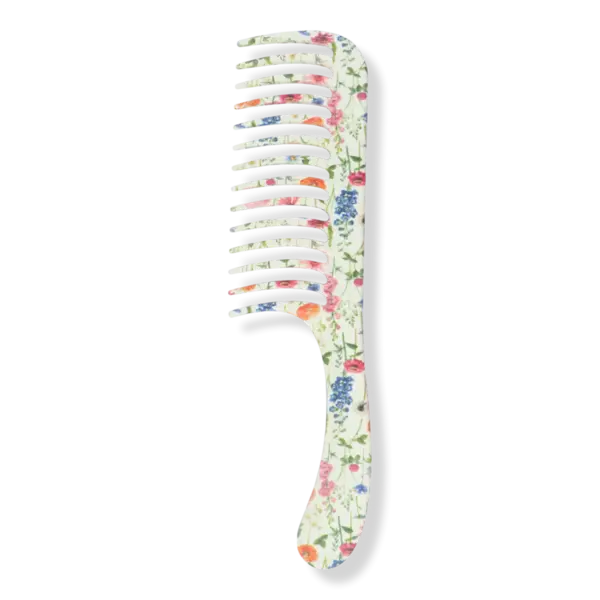 DENMAN D28 Wid Tooth Comb - Floral