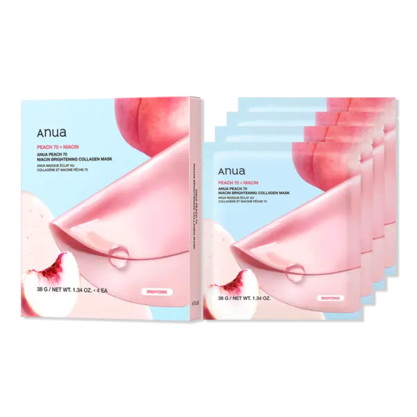 ANUA Peach 70 Niacin Brightening Collagen Mask - One-color