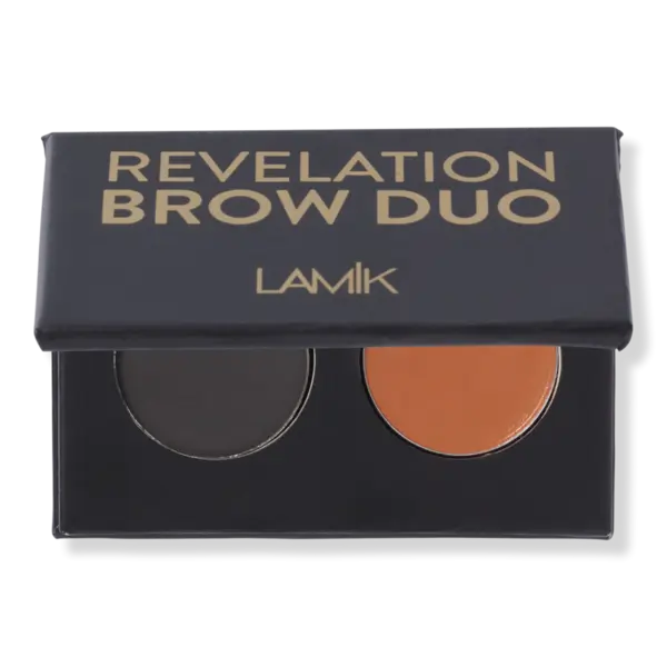 LAMIK BEAUTY Revelation Brow Duo - Soft Black/significance