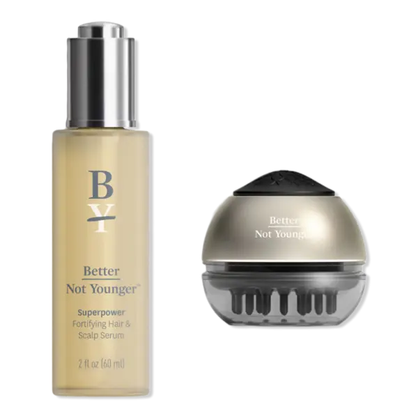 BETTER NOT YOUNGER Super Power Fortifying Hair & Scalp Serum Duo