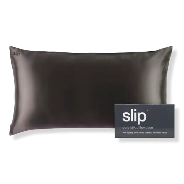 Slip Pure Silk King Pillowcase - Charcoal
