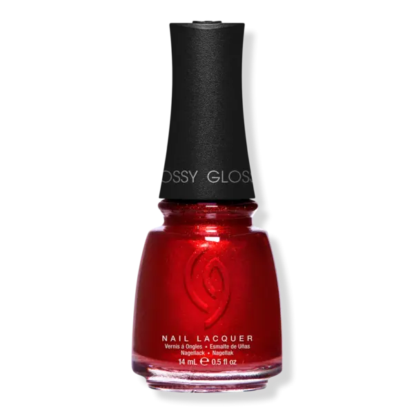 CHINA GLAZE Mega Pigment Nail Lacquer, Shimmers - Red Pearl