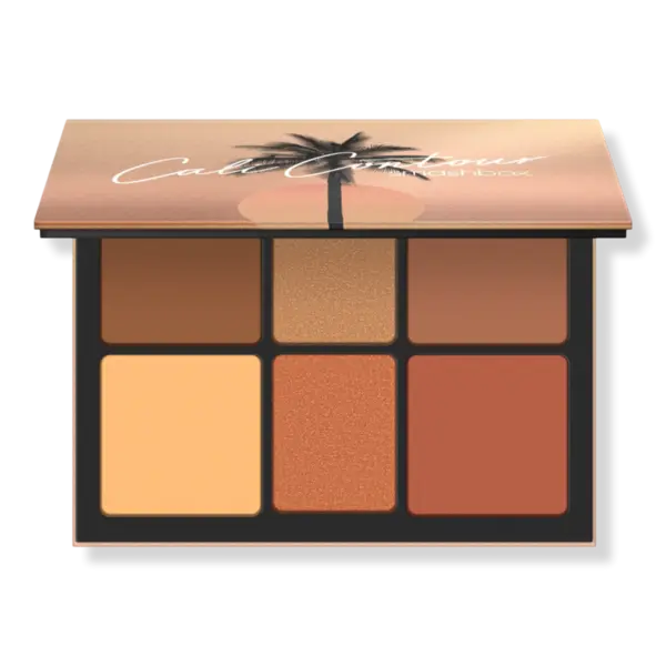 Smashbox Cali Contour Blush, Highlighter, & Bronzer Face Palette - Medium/dark