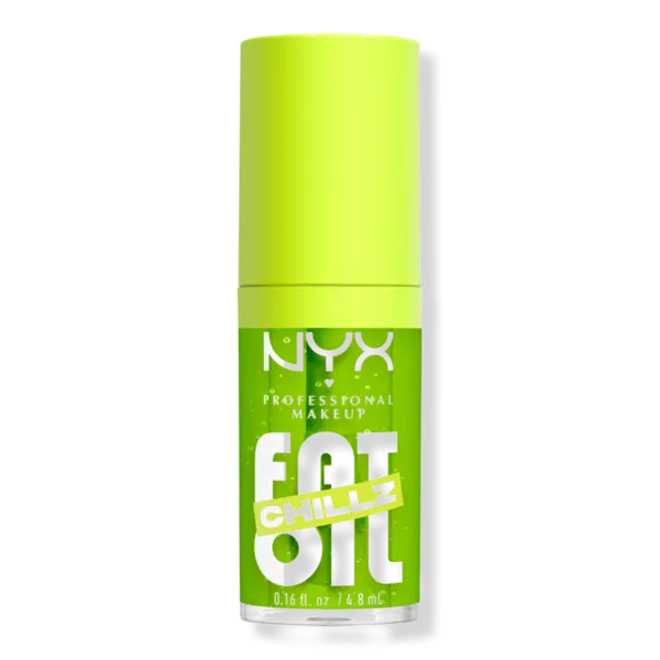 NYX PROFESSIONAL MAKEUP Fat Oil Lip Drip Chillz Cooling Lip Oil - Kiwi Freeze