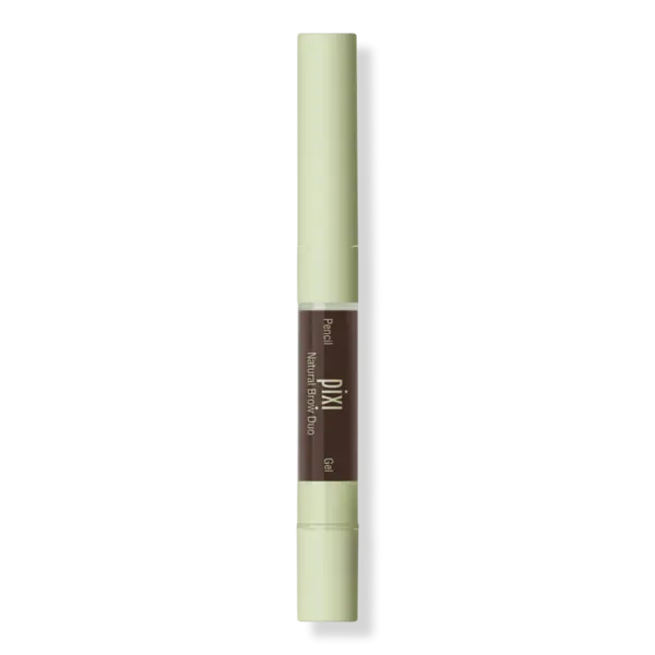 Pixi Natural Brow Duo 2-in-1 Eyebrow Pencil & Gel - Deep Brunette