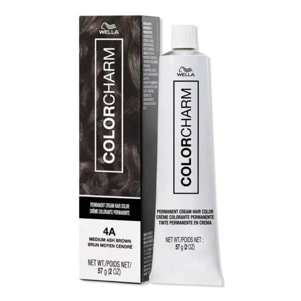 WELLA Colorcharm Permanent Cream Hair Color - 4a Medium Ash Brown