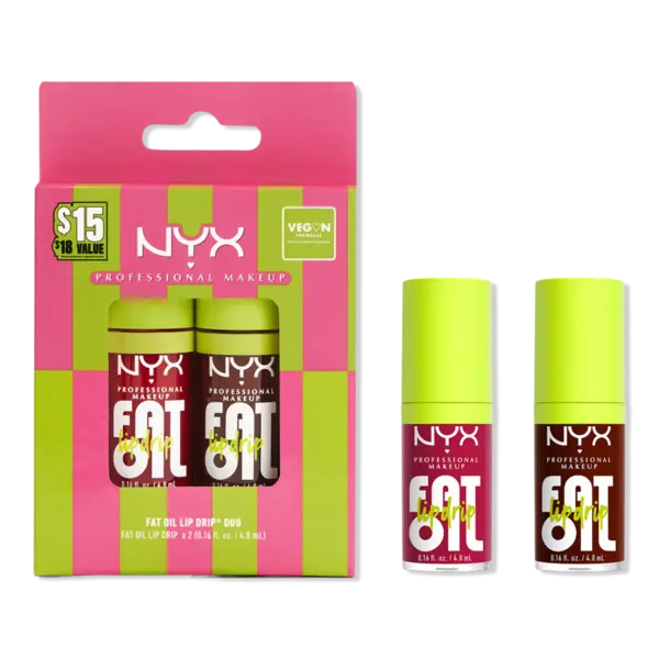 NYX PROFESSIONAL MAKEUP Fat Oil Lip Drip Lip Oil Duo - Status Update & Newsfeed