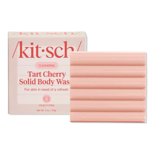 KITSCH Moisturizing Solid Body Wash Bar Tart Cherry - One-color