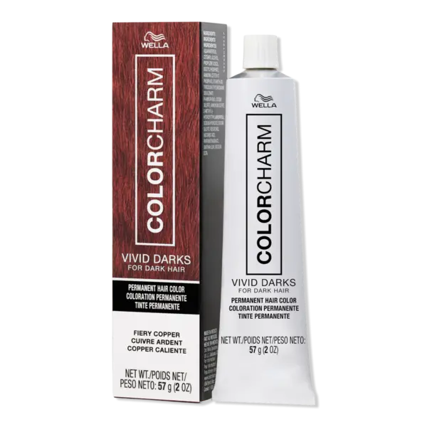 WELLA Colorcharm Vivid Darks Permanent Cream Hair Color - Fiery Copper
