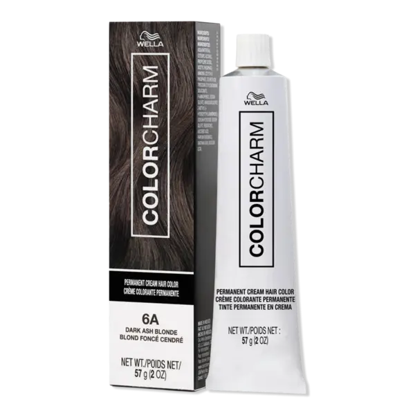 WELLA Colorcharm Permanent Cream Hair Color - 6a Dark Ash Blonde