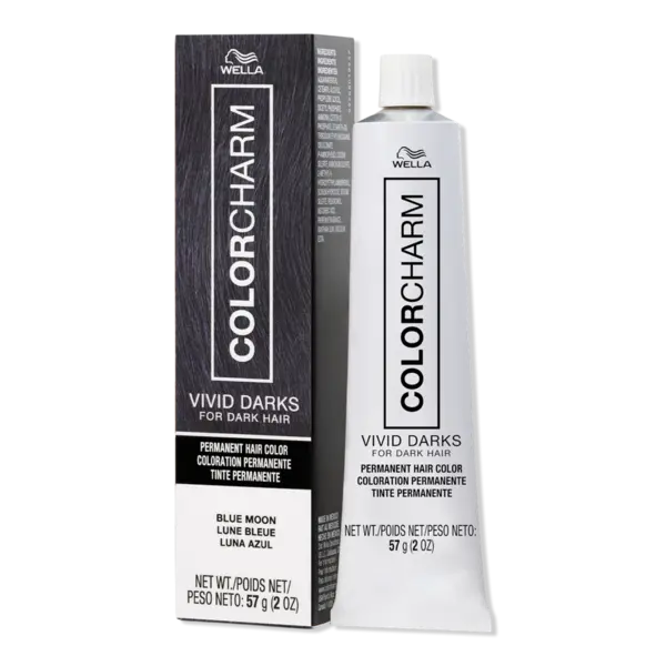 WELLA Colorcharm Vivid Darks Permanent Cream Hair Color - Blue Moon