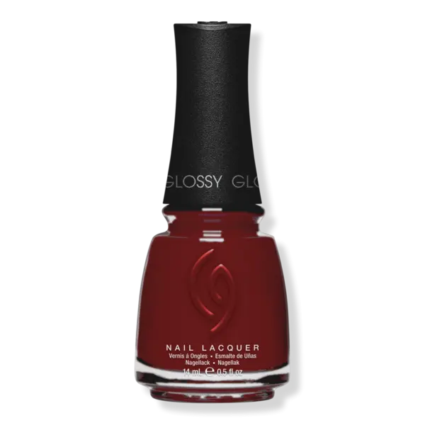 CHINA GLAZE Mega Pigment Nail Lacquer, Creme Cool Tones - Moonlit Merlot
