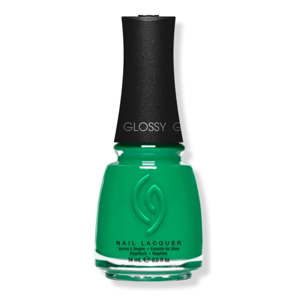 CHINA GLAZE Mega Pigment Nail Lacquer, Creme Warm Tones - Emerald Bae