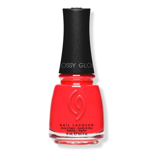 CHINA GLAZE Mega Pigment Nail Lacquer, Creme Warm Tones - Italian Red