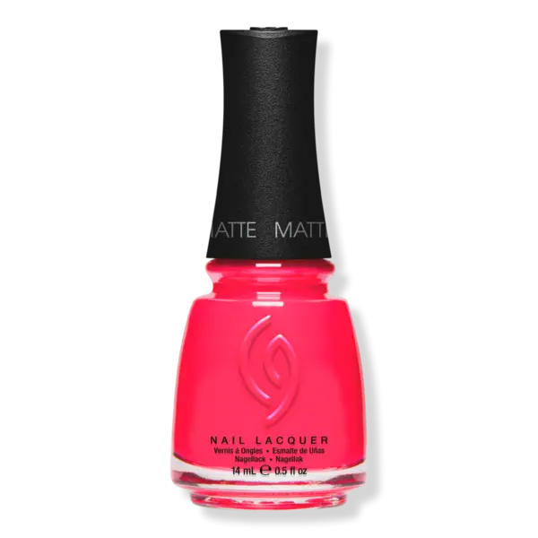 CHINA GLAZE Mega Pigment Nail Lacquer, Mattes - Pool Party