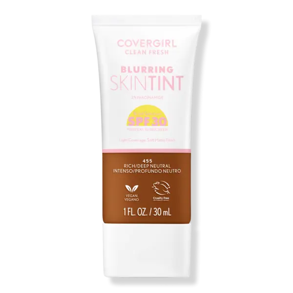 COVERGIRL Clean Fresh Blurring Skin Tint Spf 30 - Rich/deep Neutral