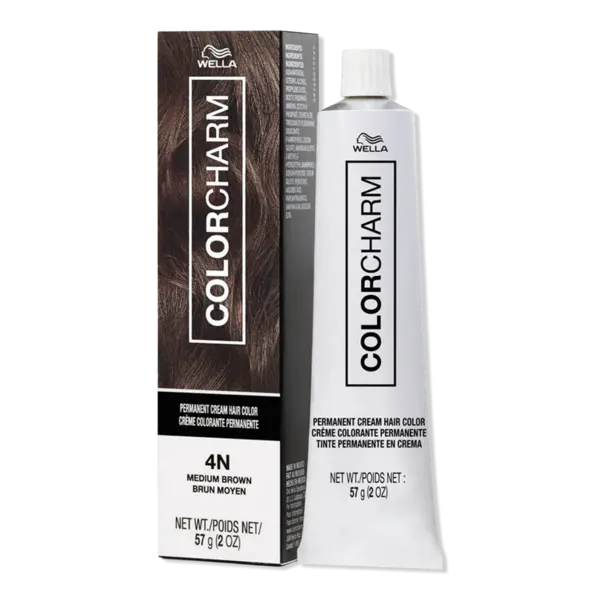 WELLA Colorcharm Permanent Cream Hair Color - 4n Medium Brown