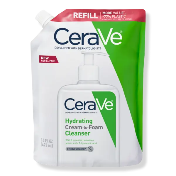 Cerave Hydrating Cream-to-foam Cleanser - One-color