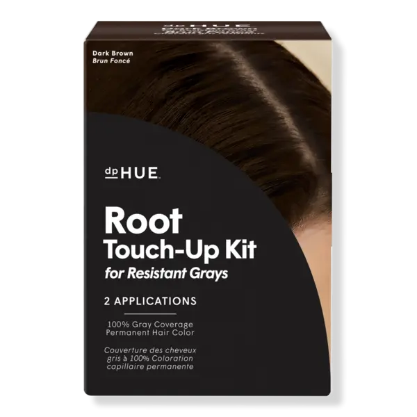 DPHUE Root Touch-up Kit For Resistant Gray Hair - Dark Brown