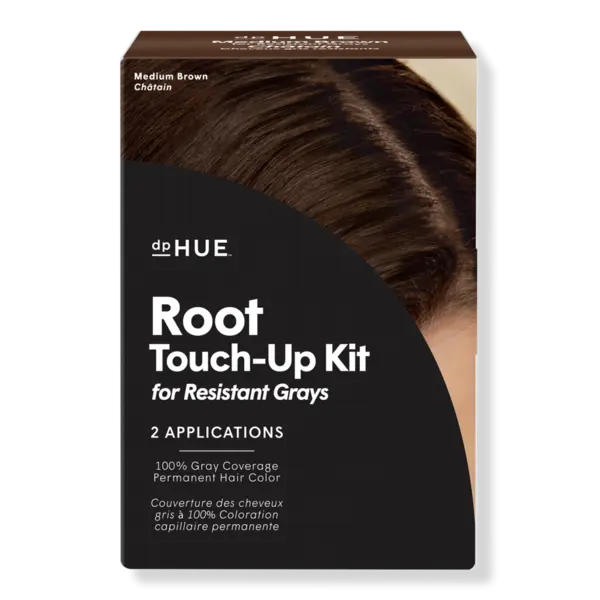DPHUE Root Touch-up Kit For Resistant Gray Hair - Medium Brown
