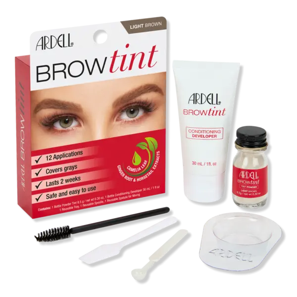 ARDELL Brow Tint Full Coverage Dye Kit - Light Brown
