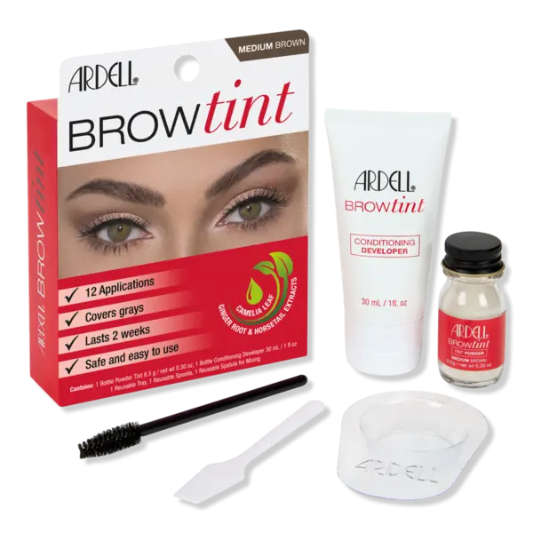 ARDELL Brow Tint Full Coverage Dye Kit - Medium Brown