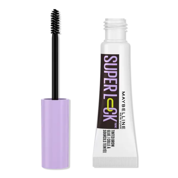 MAYBELLINE Super Lock Brow Glue Tinted Waterproof Eyebrow Gel - Black