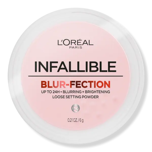 L'OREAL Infallible Blur-fection Longwear Loose Setting Powder - Brightening Deep Pink