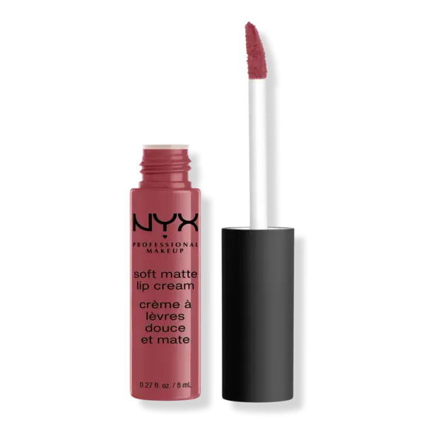 NYX PROFESSIONAL MAKEUP Soft Matte Lip Cream Lightweight Liquid Lipstick - Budapest