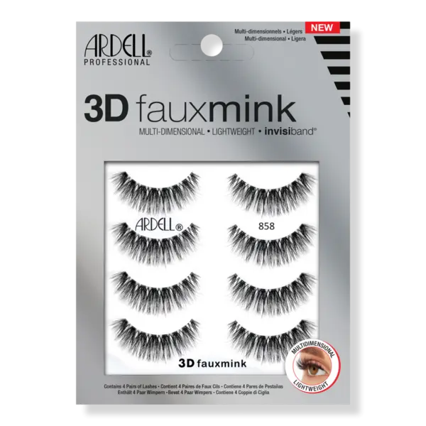 ARDELL 3d Faux Mink Multipack Lashes #858 - One-color