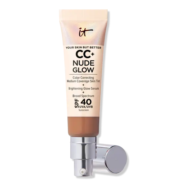 IT COSMETICS Cc+ Nude Glow Lightweight Foundation + Glow Serum With Spf 40 - Rich Honey