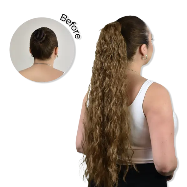 INH HAIR Shayla Pony - Ash Brown