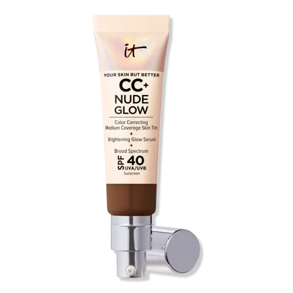 IT COSMETICS Cc+ Nude Glow Lightweight Foundation + Glow Serum With Spf 40 - Deep Honey