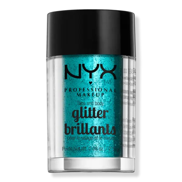 NYX PROFESSIONAL MAKEUP Vegan Loose Face And Body Glitter - Teal