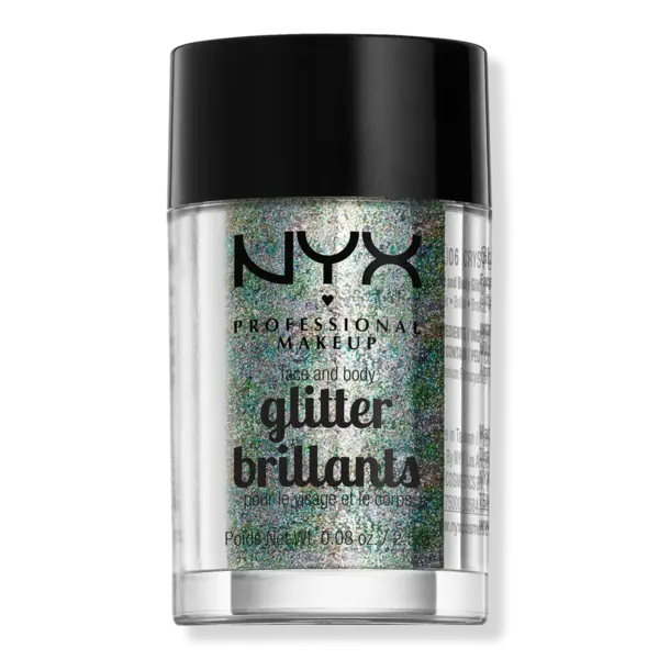NYX PROFESSIONAL MAKEUP Vegan Loose Face And Body Glitter - Crystal