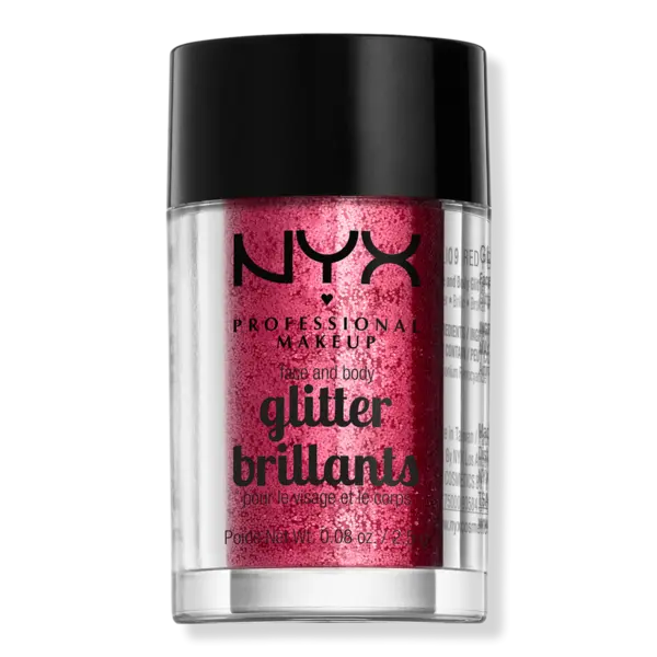 NYX PROFESSIONAL MAKEUP Face And Body Glitter - Red
