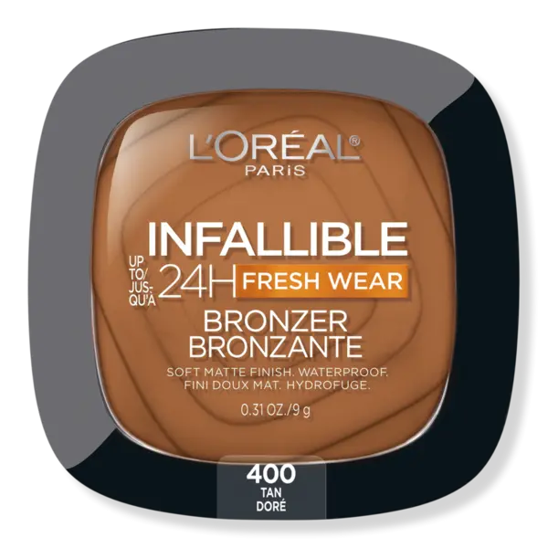 L'OREAL PARIS  Infallible 24h Fresh Wear Soft Matte Bronzer - 400 Tan