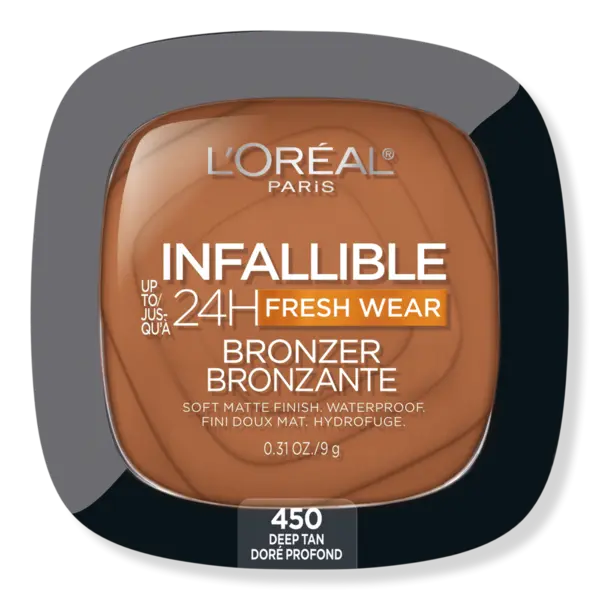 L'OREAL Infallible 24h Fresh Wear Soft Matte Bronzer - 450 Deep Tan