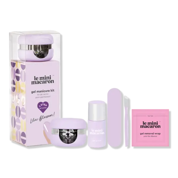 LE MINI MACARON 1-step Diy Glossy Gel Manicure Kit - Lilac Blossom