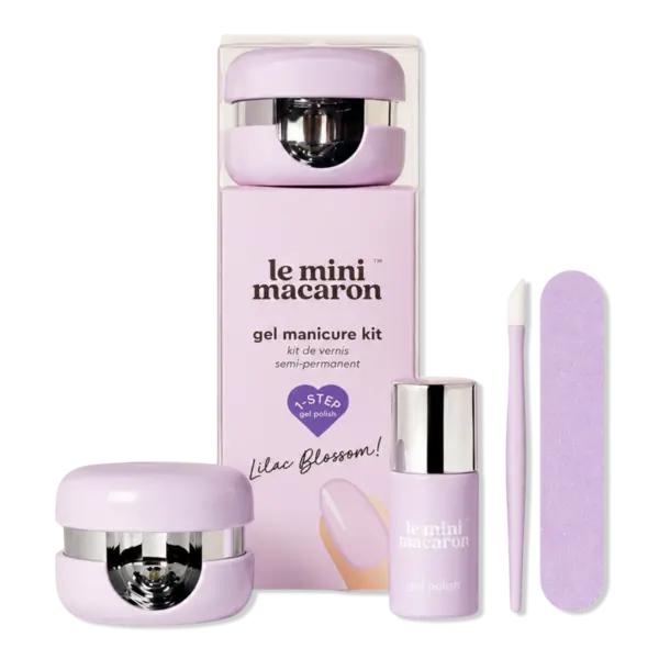 LE MINI MACARON 1-step Diy Glossy Gel Manicure Kit - Lilac Blossom