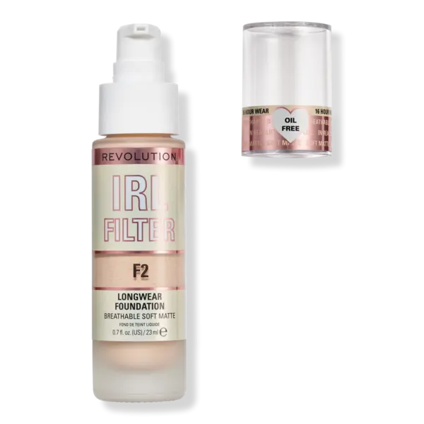 REVOLUTION BEAUTY Irl Filter Longwear Foundation - F2