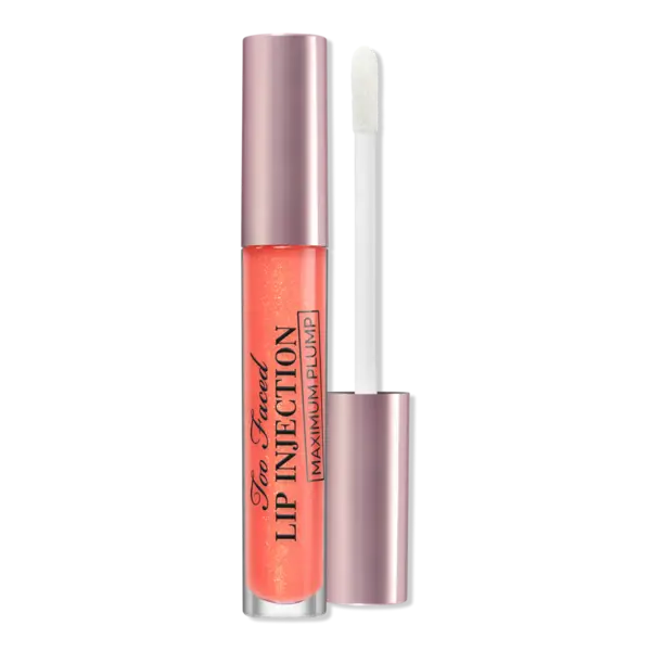 TOO FACED Lip Injection Maximum Plump Extra Strength Lip Plumping Gloss - Creamsicle Tickle