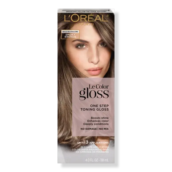 L'OREAL Le Color Gloss One Step Toning Gloss - Smoky Bronde