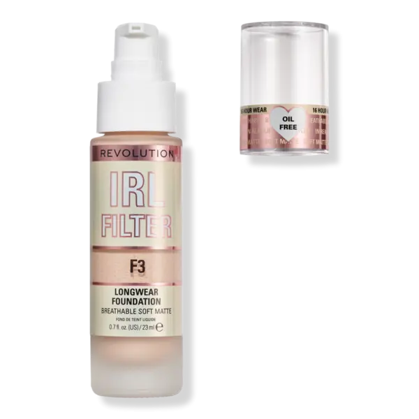 REVOLUTION BEAUTY Irl Filter Longwear Foundation - F3