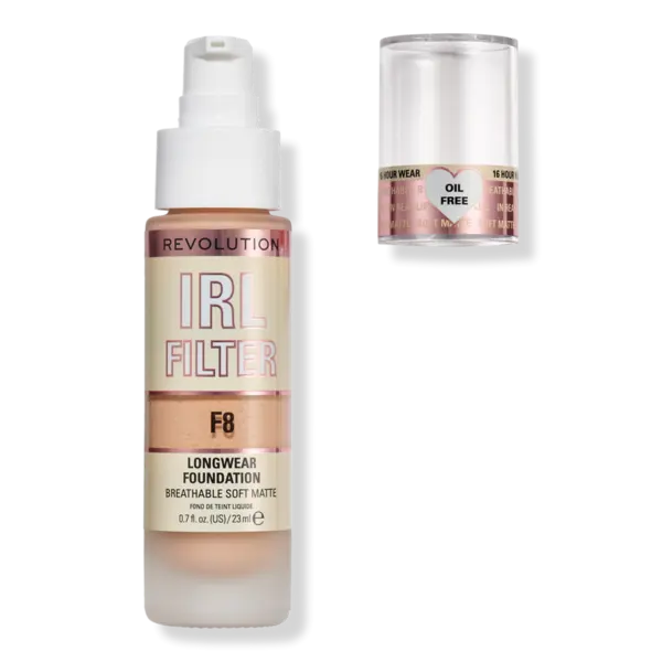 REVOLUTION BEAUTY Irl Filter Longwear Foundation - F8
