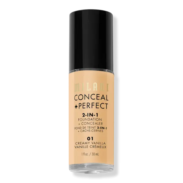 MILANI Conceal + Perfect 2-in-1 Foundation + Concealer - Creamy Vanilla
