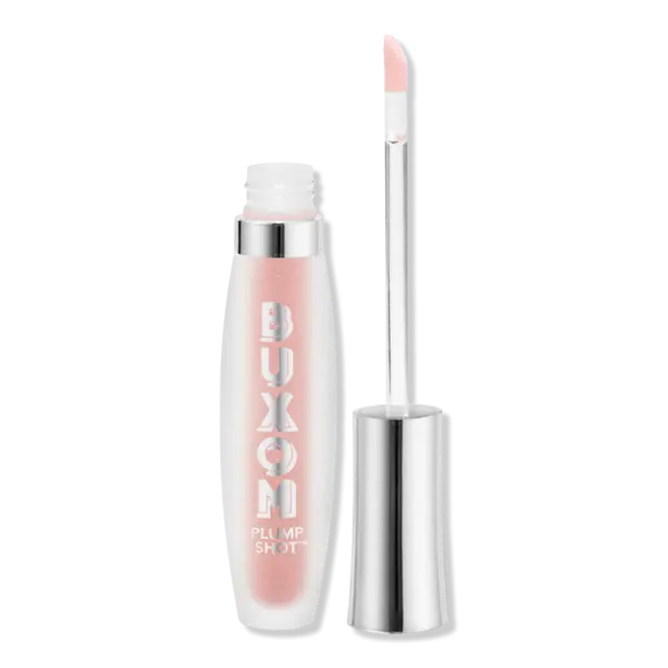 BUXOM Plump Shot Plumping And Smoothing Lip Serum Gloss With Peptides And Hyaluronic Acid - Flush