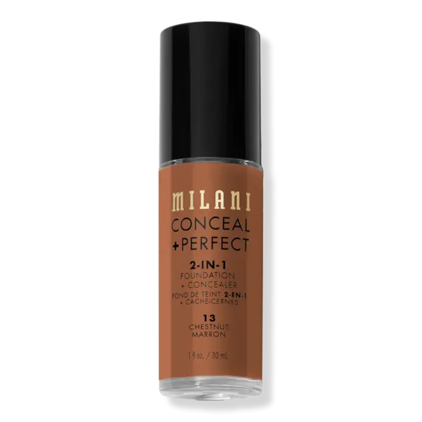 MILANI Conceal + Perfect 2-in-1 Foundation + Concealer - Chestnut