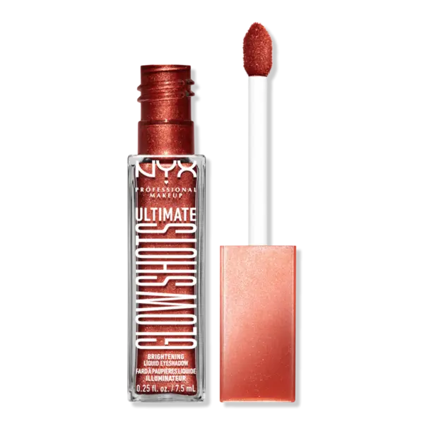 NYX PROFESSIONAL MAKEUP Ultimate Glow Shots Vitamin C Infused Liquid Eyeshadow - Clementine Fine