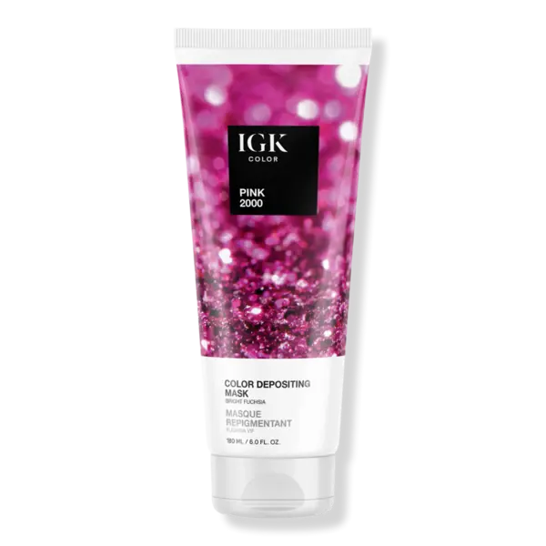 IGK Color Depositing Conditioning Hair Mask - Pink 2000